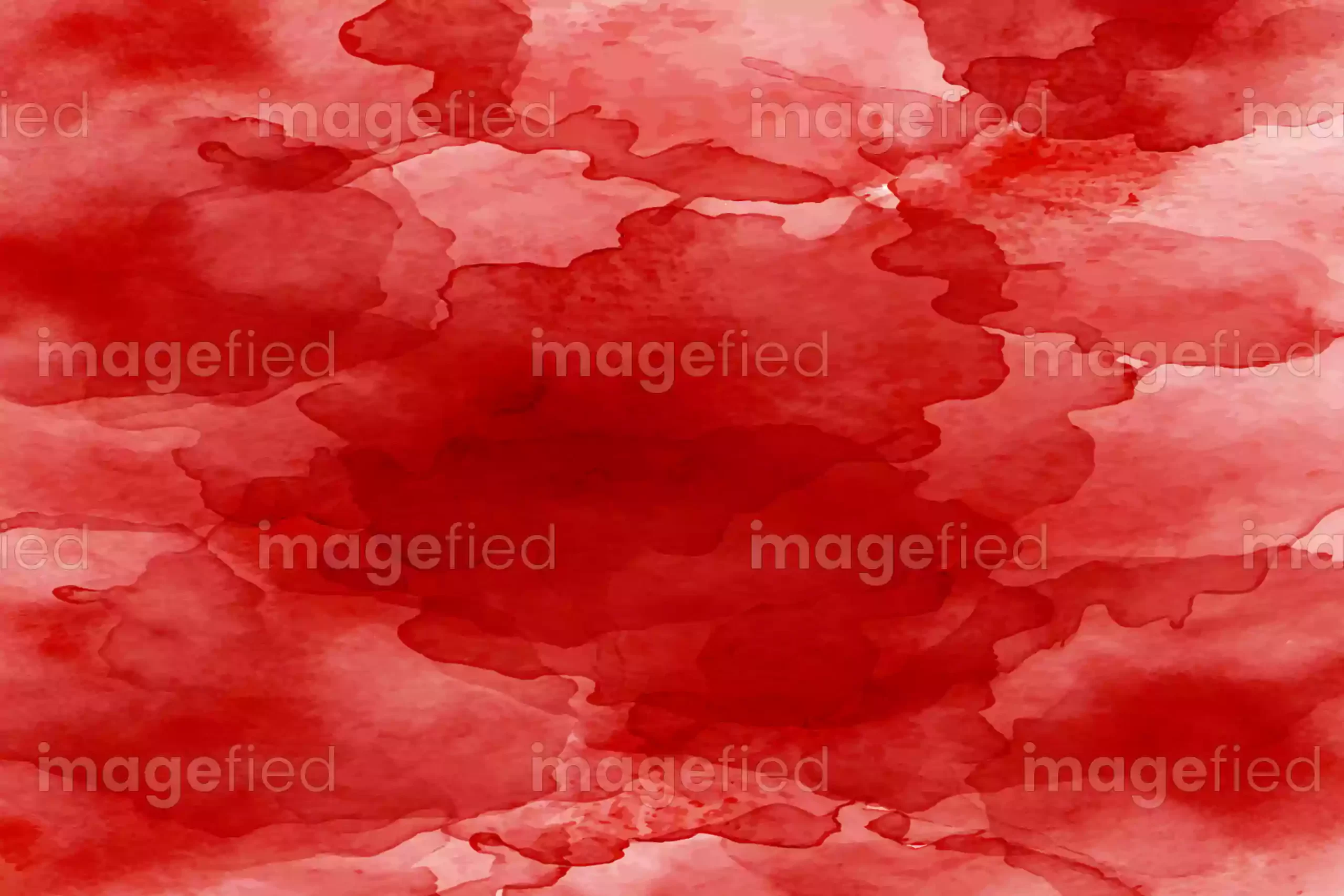 Red Watercolor Splashes