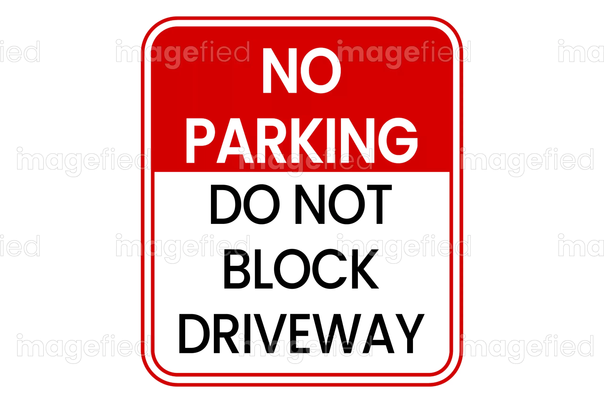 Do not block driveway sign, parking sign stickers printable, bold ...