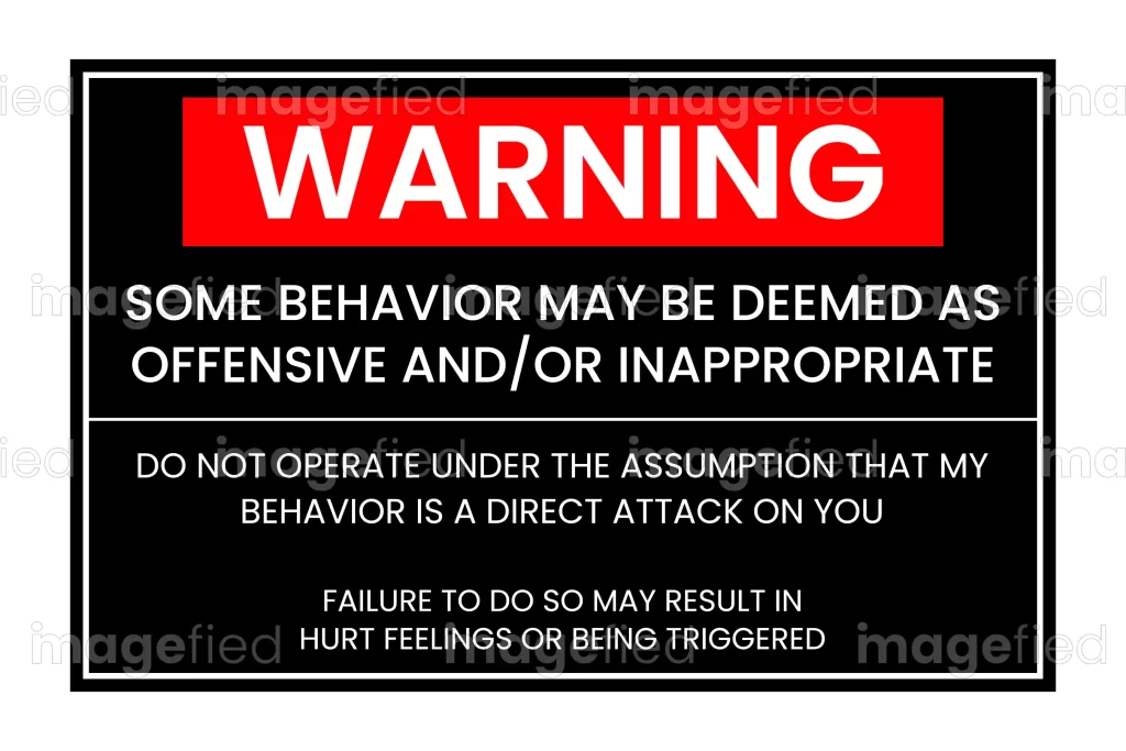 Offensive behavior sign stickers for car bumper wind screen wall window ...