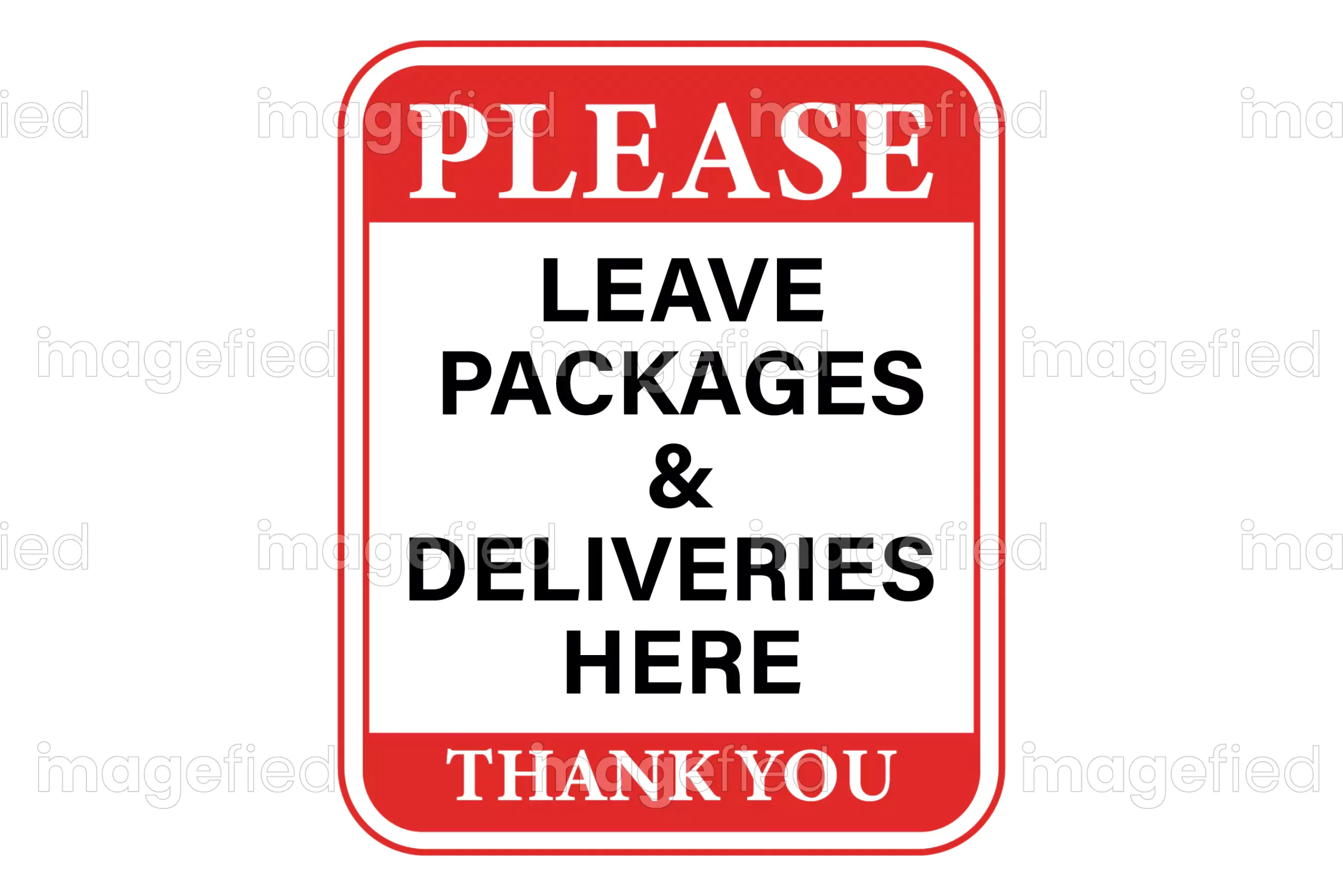 Leave packages here sign stickers labels, "please leave packages and ...