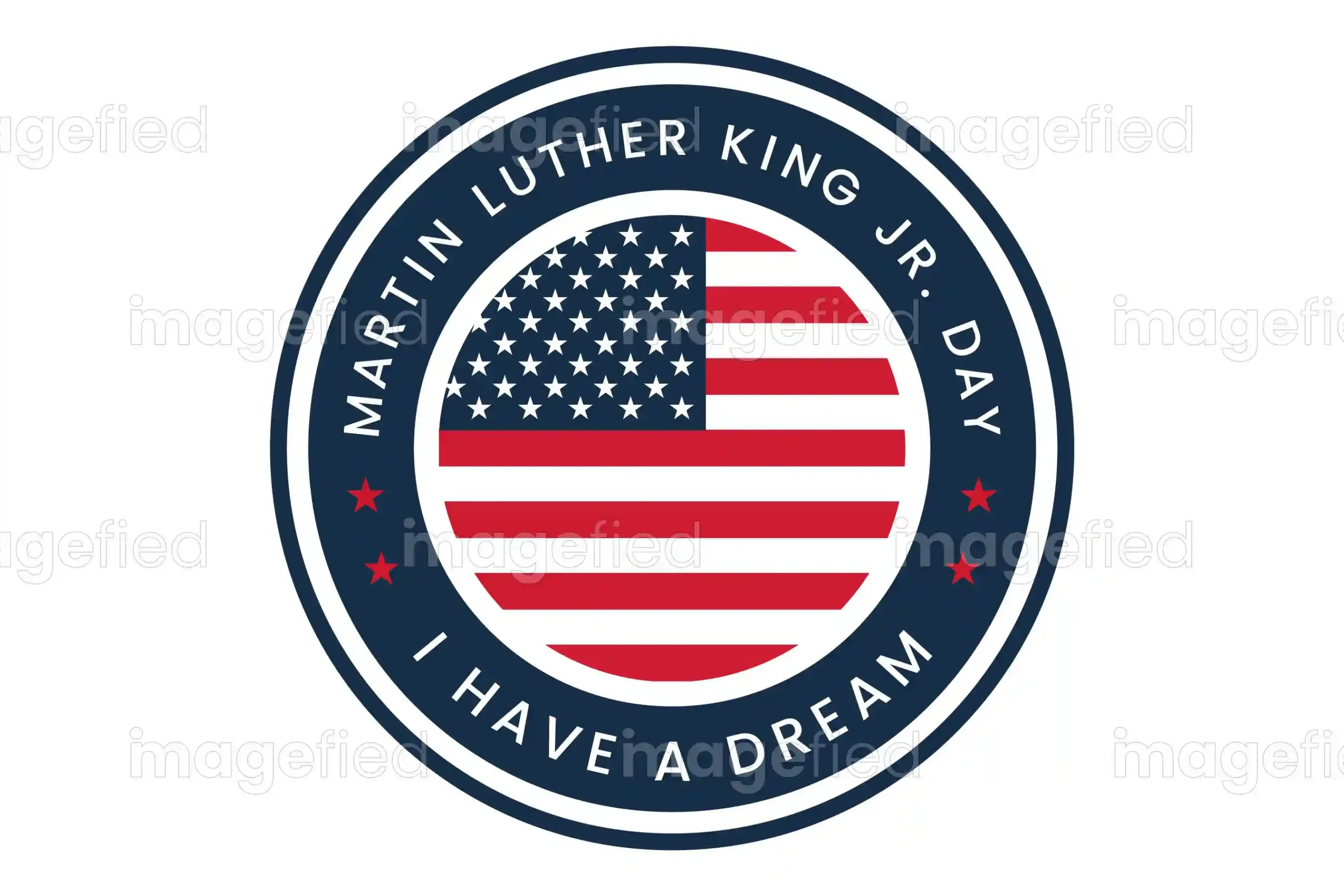 Martin Luther Day. Martin Luther King Jr Day Illustration, Icon, Label ...
