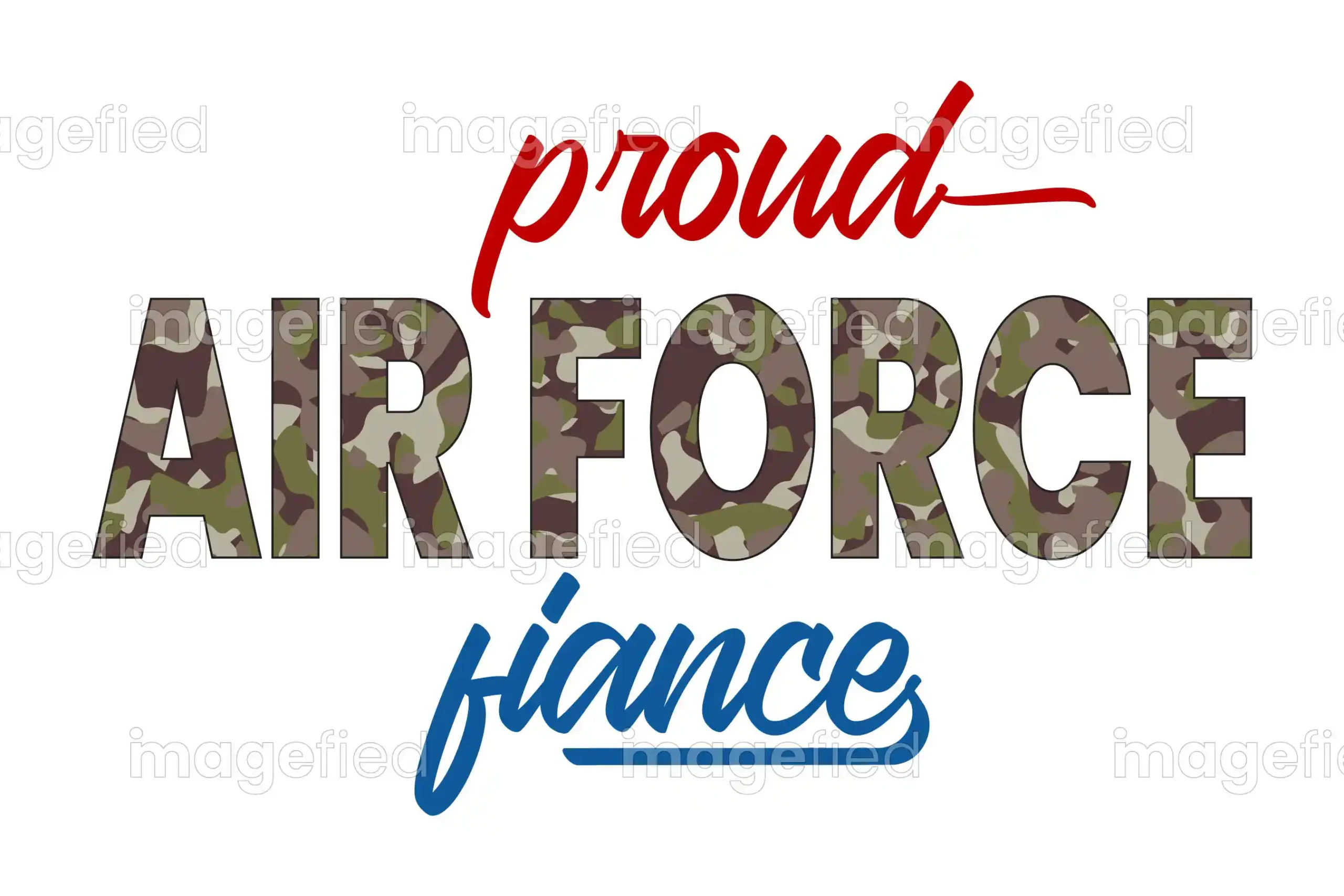 Proud Air Force Fiance. Air Force Sign, Stickers, Stock Vector ...