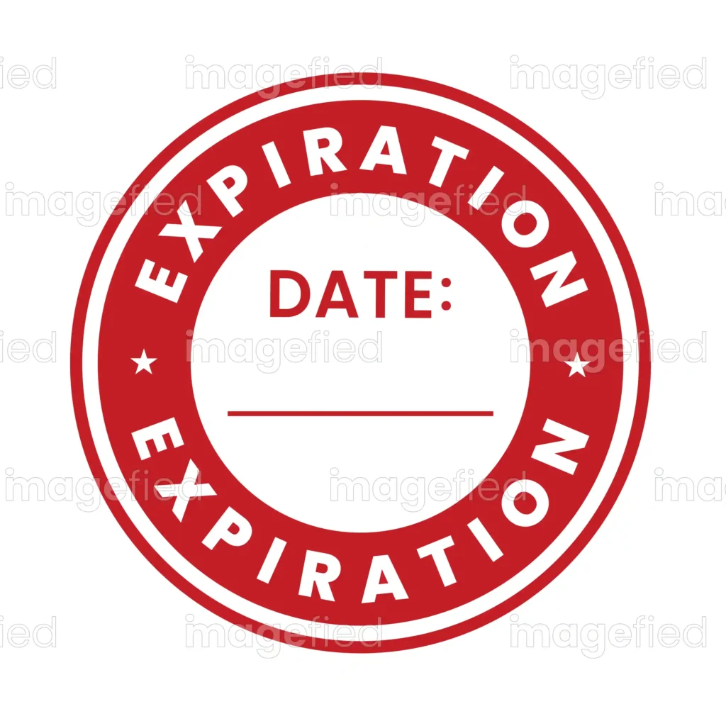 Expiration Sign, Sticker, Label, Tag Custom Date, Badge, Vector - Imagefied
