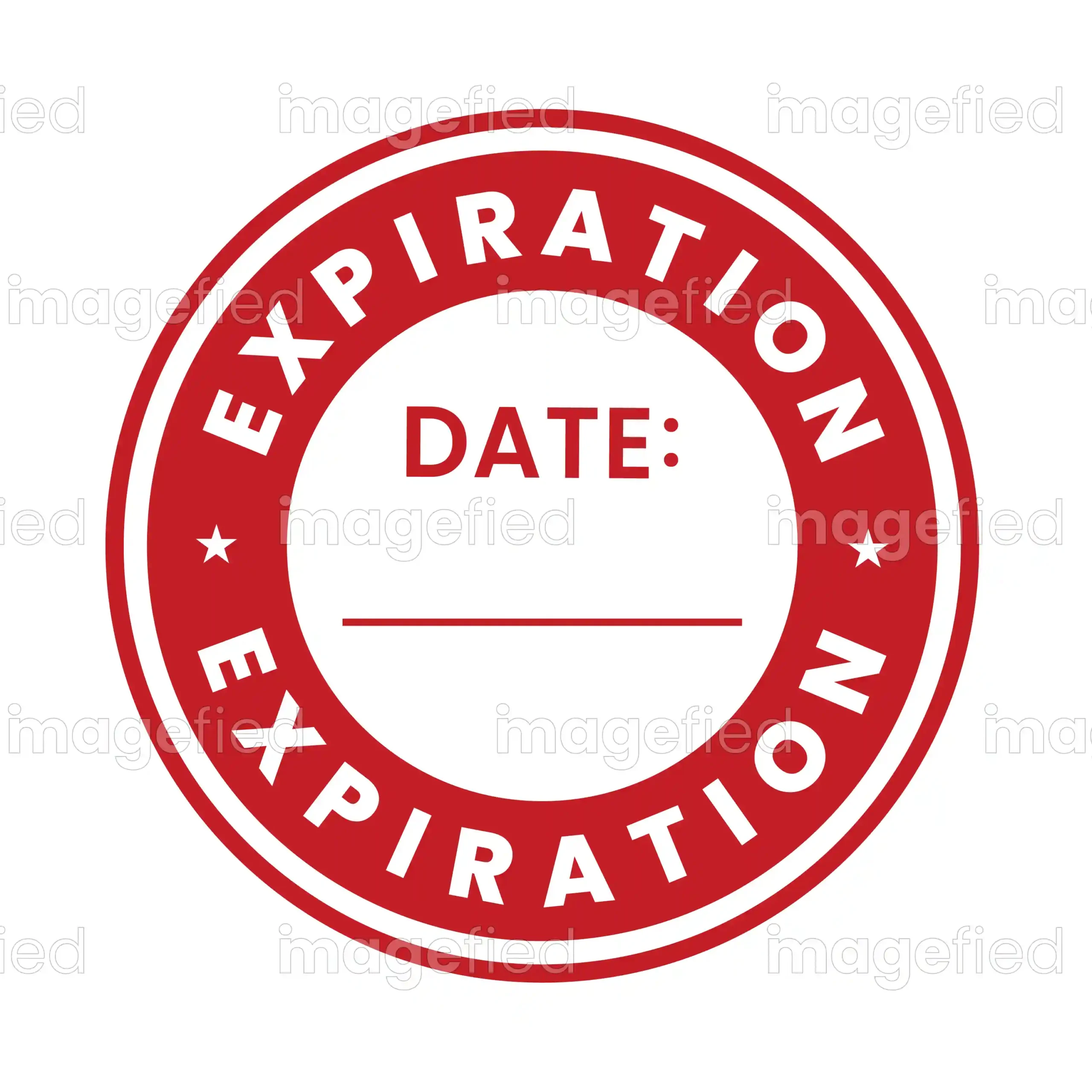 Expiration Sign, Sticker, Label, Tag Custom Date, Badge, Vector - Imagefied